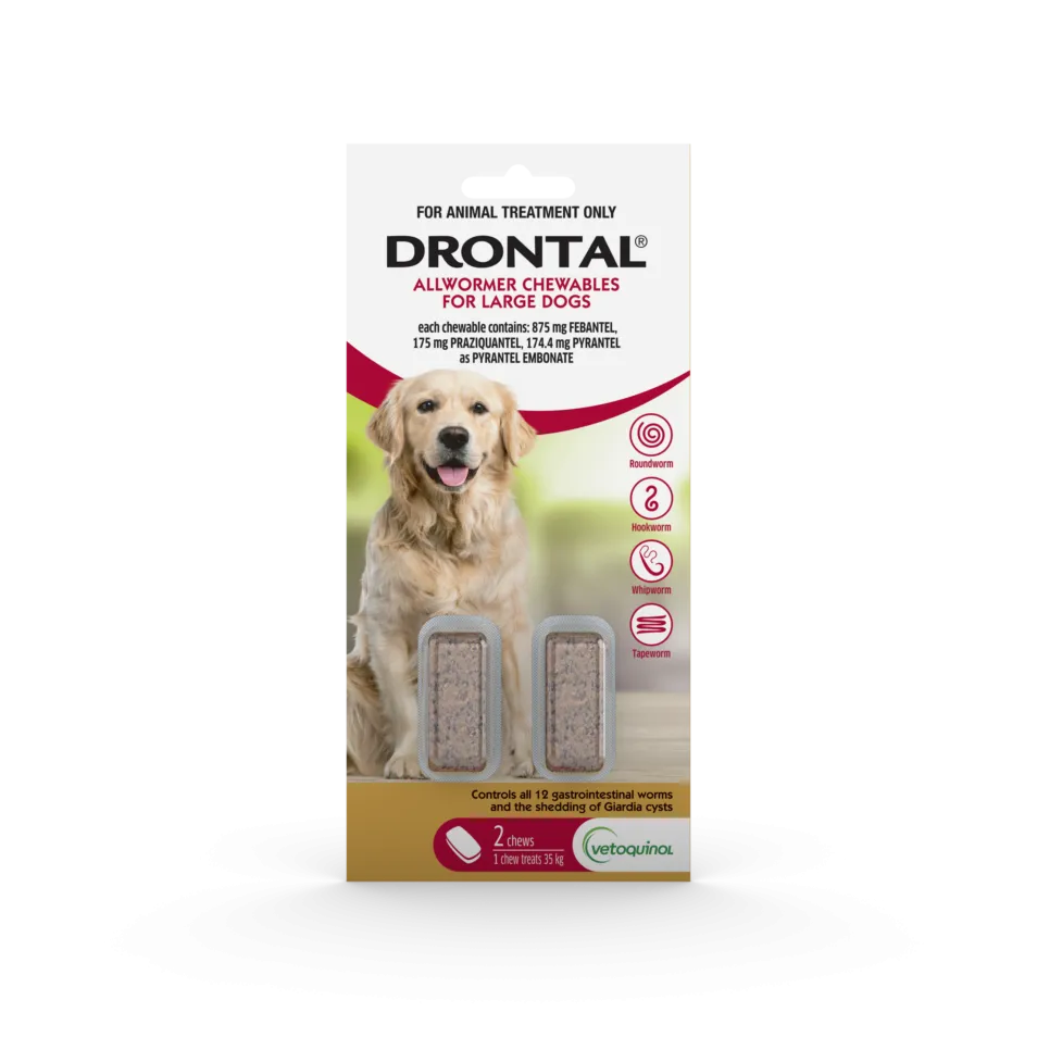 Drontal - Allwormer Chewable - Southern Pet Supplies